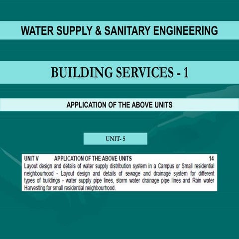 Building service and fixtures of pipe .. | PPT