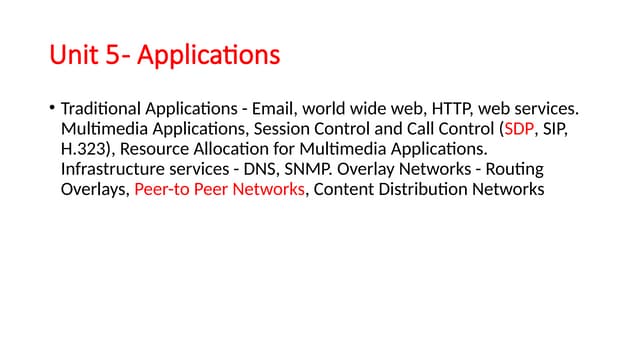 Electronic mail - Computer Networks | PPTX