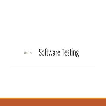 SOFTWARE TESTING AND SOFTWARE ENGINEERING OVERVIEW | PDF