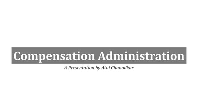 Compensation ppt | PPTX | Government Support and Welfare | Financial Assistance
