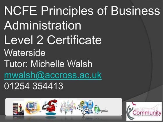 Business Admin Level 2 - Unit 6 | PPT