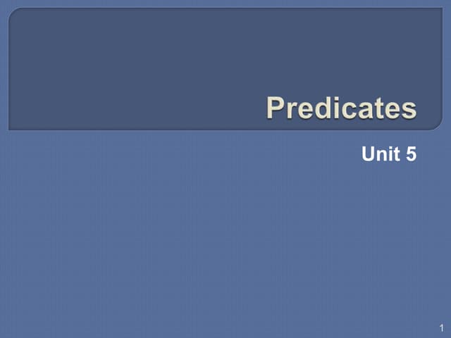 Simple subjects and simple predicates | PPTX