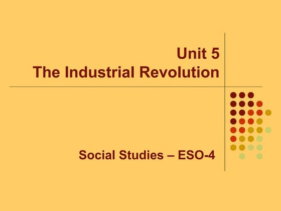 The Industrial Revolution | PPT
