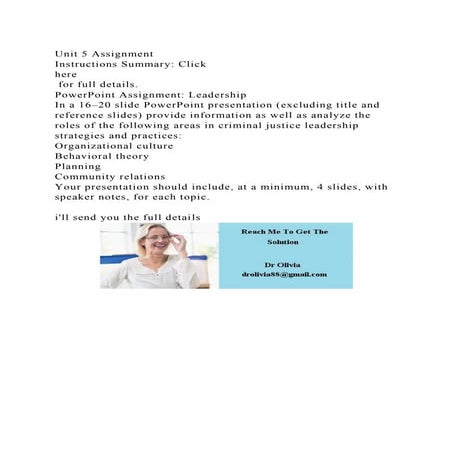 Unit 5 AssignmentInstructions Summary Click here for full det.docx