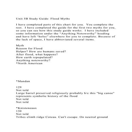 Myths of the Great Flood PowerPoint Presentation | PPTX