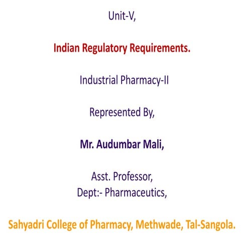 REGULATORY AFFAIRS ( IP-2 / UNIT 3 ) | PPTX