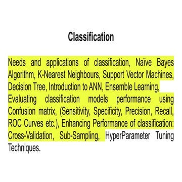 Unit 5_ Classification.pptx presentation | PPTX