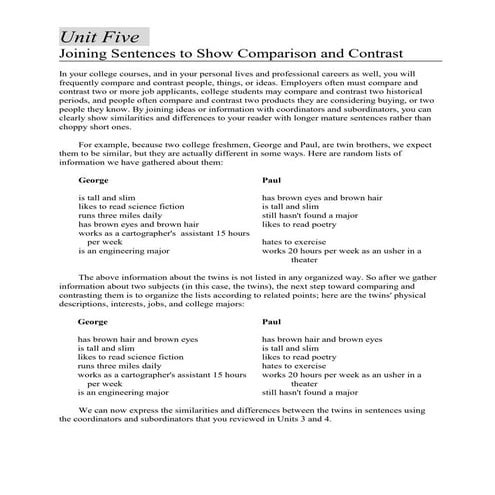 COMPARE AND Contrast.doc