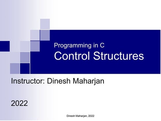 Control structure in c | PPT