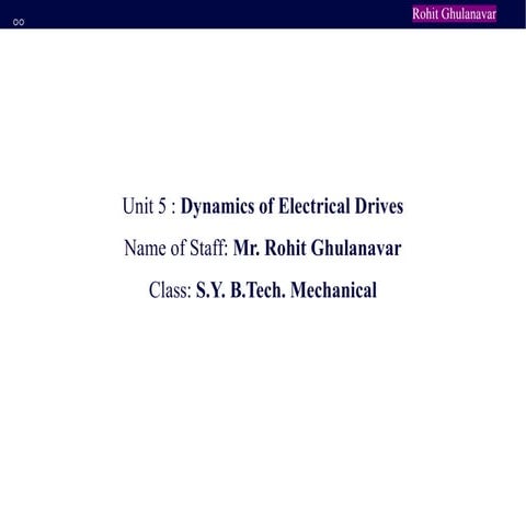 Electrical Drives for engineering -RDG PPT.pptx