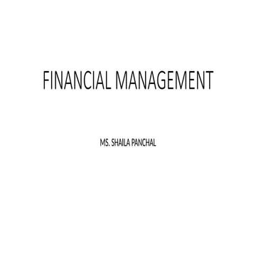 Unit 5 Financial management. B.Sc Nursingppt | PPTX