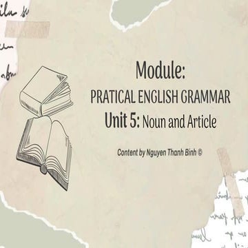 Unit 5: English grammar in Use! For student | PPTX