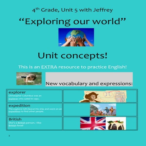 Unit 5 grade 5 | DOCX