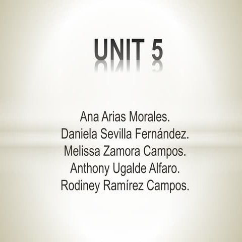 Unit 5 Family Group 1 | PPTX