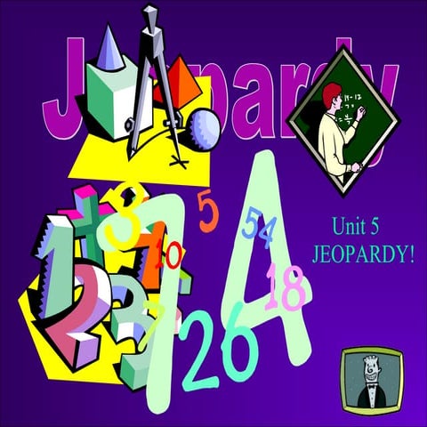 Unit 5 Jeopardy | PPT | Board Games and Puzzles | Games and Puzzles