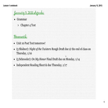 Unit 5, Lesson 1 | PPT