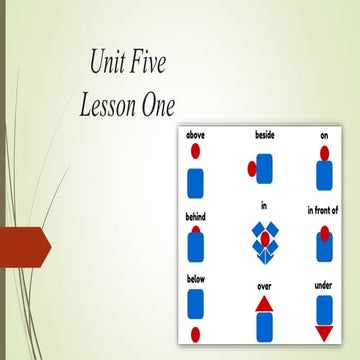 Unit 5 lesson 1 | PPT