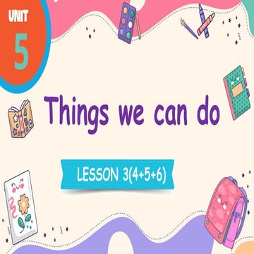 Bài giảng điện tử lớp 4 Unit 5 Lesson 3 Period 6.pptx