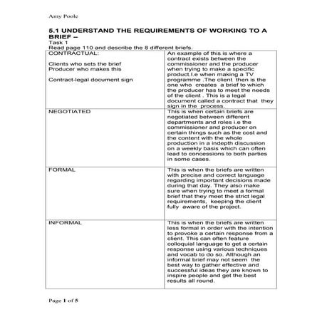 Client brief jamie | DOCX