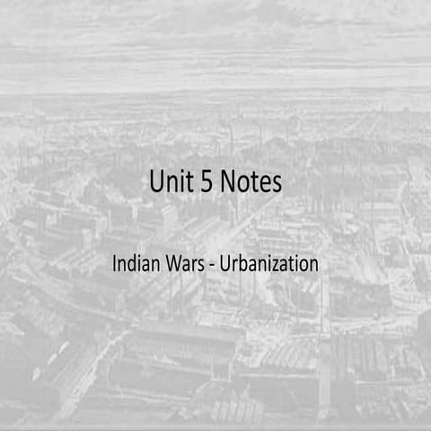 Unit 5 Notes | PPTX