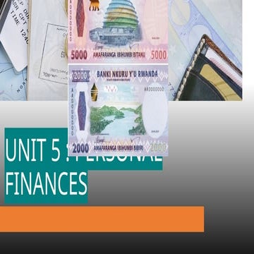 UNIT 5 PERSONAL FINANCE AND MANAGEMENT.pptx