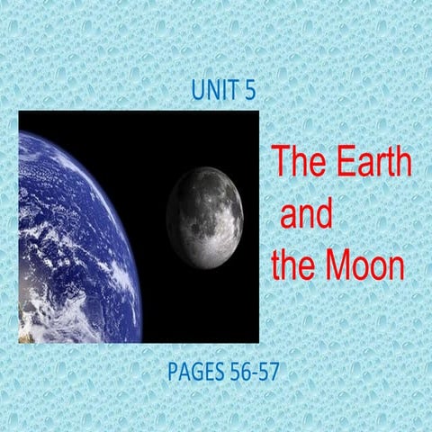 Unit 5 planets the moon and earth´s rotation | PPT | Geography | Science