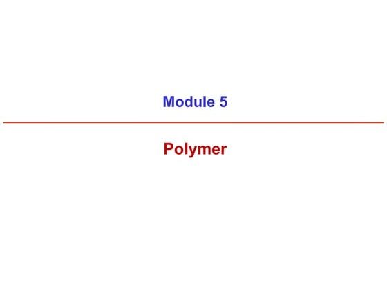 Polymerization techniques | PPT | Chemistry | Science