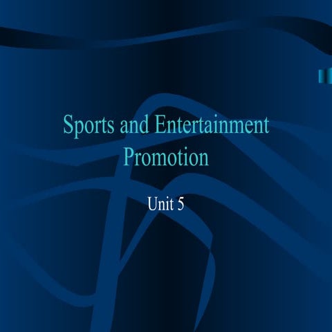 Sports and Entertainment Marketing | PPT
