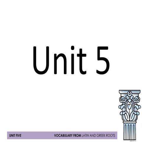 Unit 5 ppt | PPT