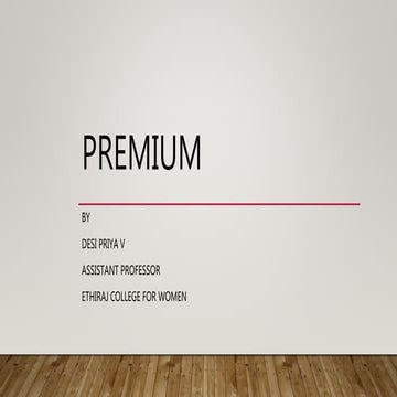 Calculation of premium in life insurance by Dr. Amitabh Mishra | PDF