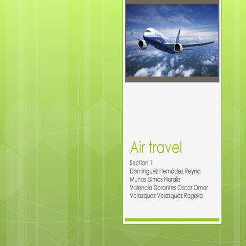 Air Travel: Vocabulary (section 1) | PPTX | Air Travel | Travel Type