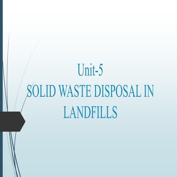Landfill - Basics | PPTX