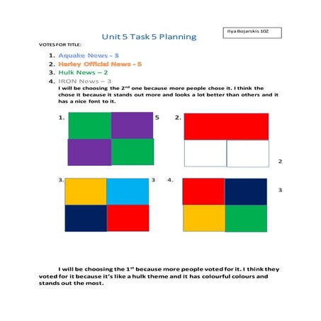 Unit 5 Task 5 | PDF