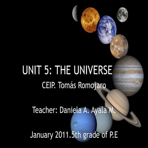 Unit 5 the universe | PPT