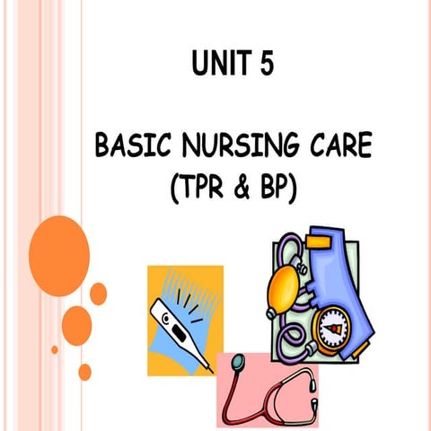 UNIT 5_TPR & BP.pdf Temperature pulse respiration blood pressure | PDF
