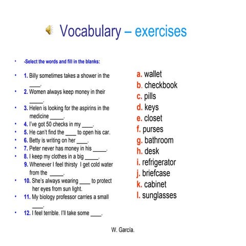 Vocabulary L2.5. | PPT