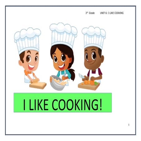 3rd grade UNIT 6 | PPT