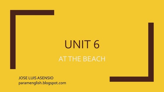 Unit 6 | PPT