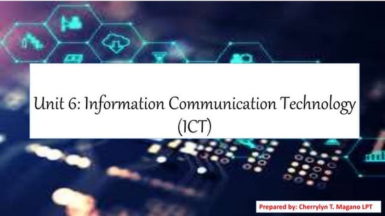Information and communication technology | PPT
