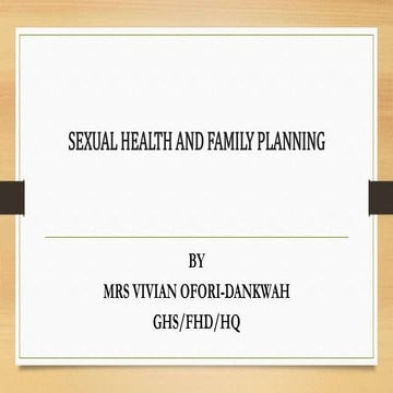 Unit 6.pptx | Birth Control | Reproductive Health