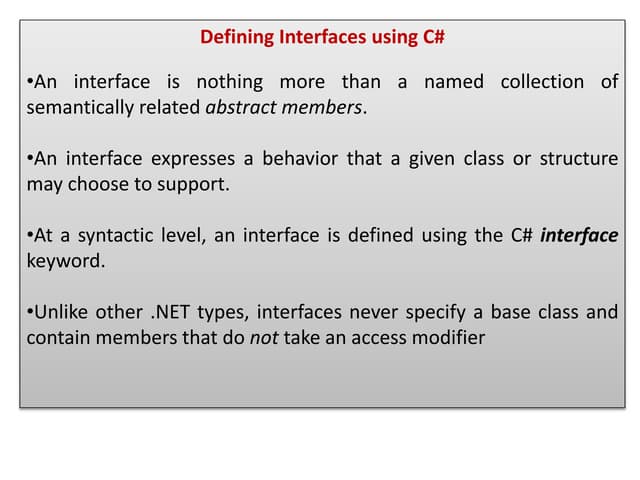 Object Oriented Programming With Object Orinted Concepts Ppt