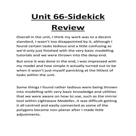 Unit 66 review | DOCX