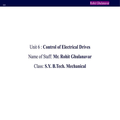Control of Electrical Drives -RDG PPT.pptx