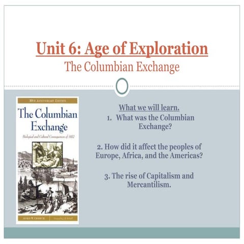 Columbian Exchange | PPTX