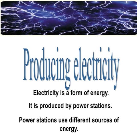 Electricity generation, distribution and transmission | PPTX