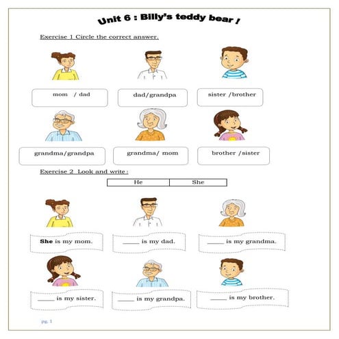 Family and Friends Unit 6 Special Edition | PDF