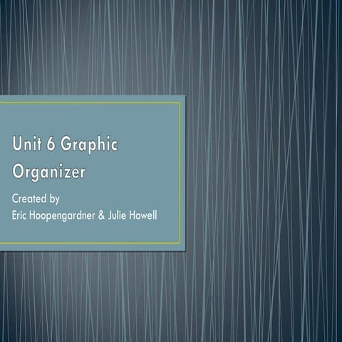 Unit 6 Graphic Organizer | PPT