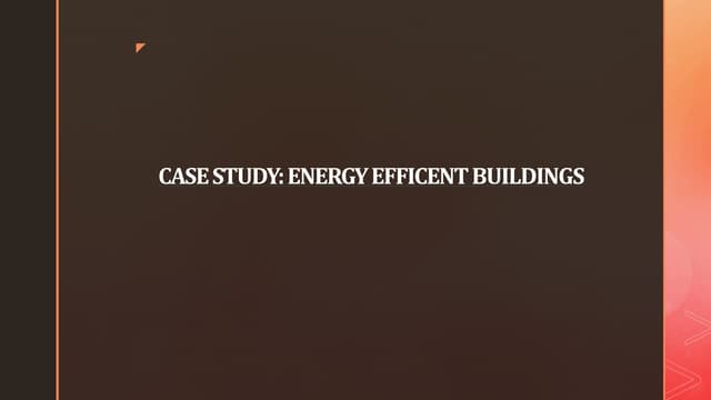 Green Building Case Study on TERI,bangalore. | PPT