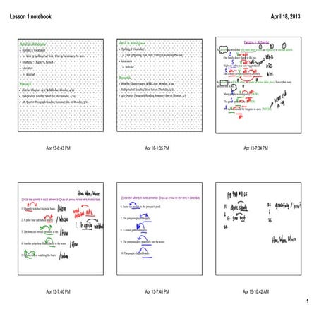 Unit 6, Lesson 1 | PDF