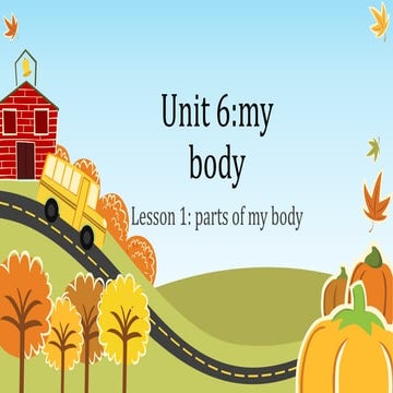 parts of my body | PPTX